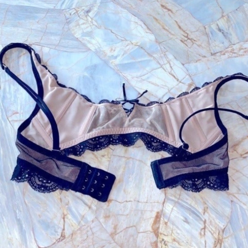 Rare Seduction Sling Red Lace Bralette Bra Medium - Gem